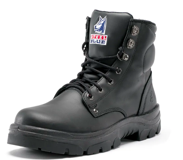 Steel Blue Safety Boot - Argyle Black 312102 Size 9- Clearance CLEAR10 ...